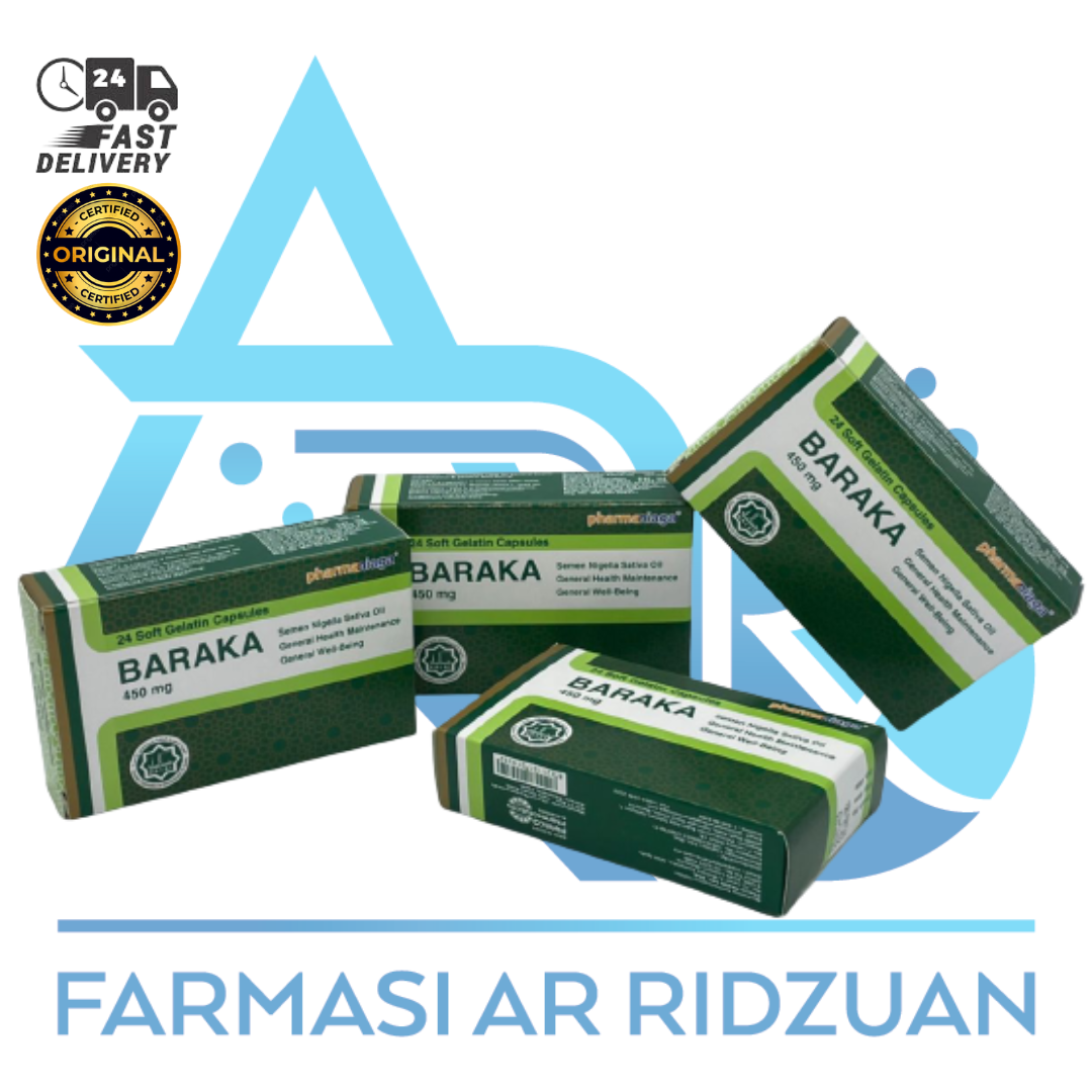 Baraka (Habatussauda) 450MG Capsule 24's | Lazada