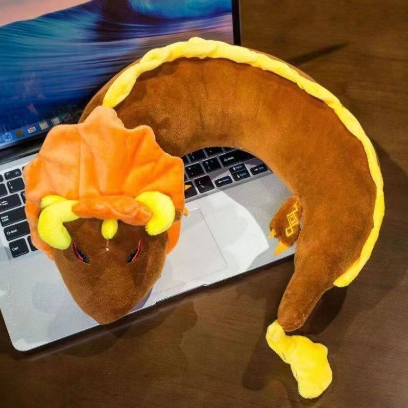 Genshin Impact Zhongli Exuvia Dragon Plush 70CM Morax Rex Lapis Geo ...