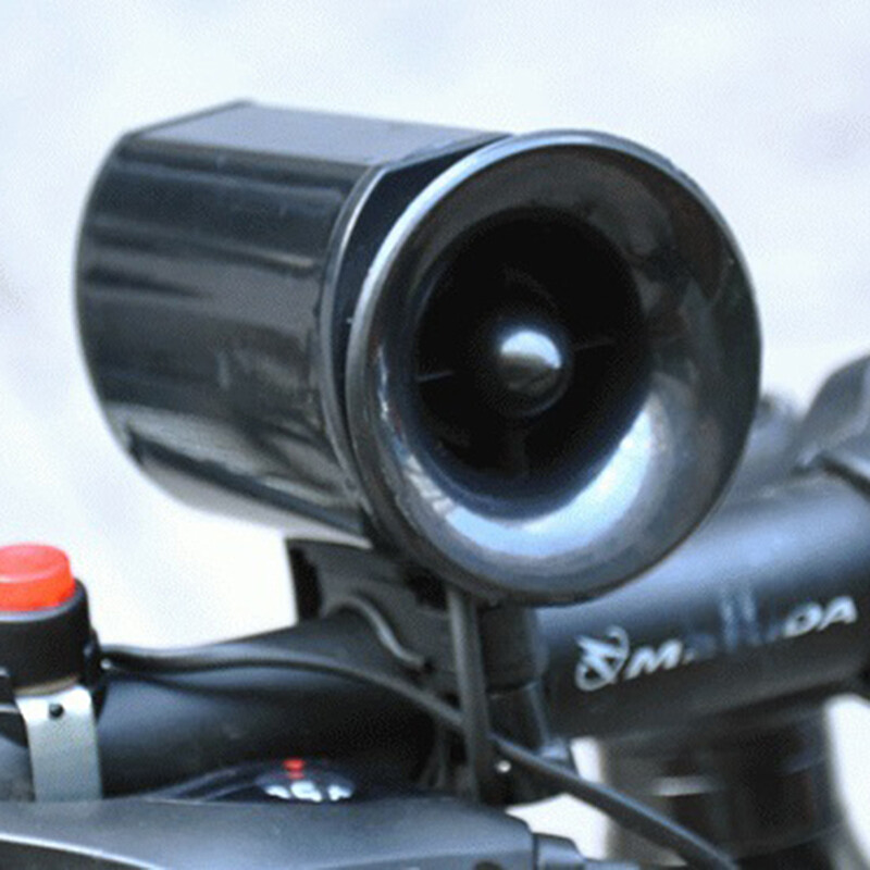 Jay Bicycle Horn Electronic Black Speaker 6 Bike Bell Loud Sounds Ultra ...