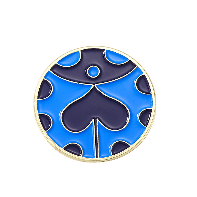JOJO 'S Bizarre Adventure Lapel Pin Blue Ladybug การ์ตูนเคลือบอะนิเมะ ...