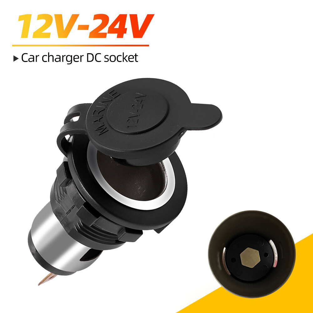Motorcycle Socket Adaptor 250W Waterproof Car Auto Lighter Power Plug ...