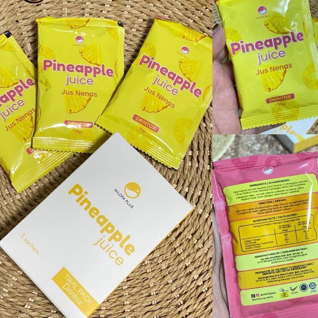 Nilofa Drintox / Nilofa Plus Pineapple Detox Juice / Nilofa Drinktox by ...