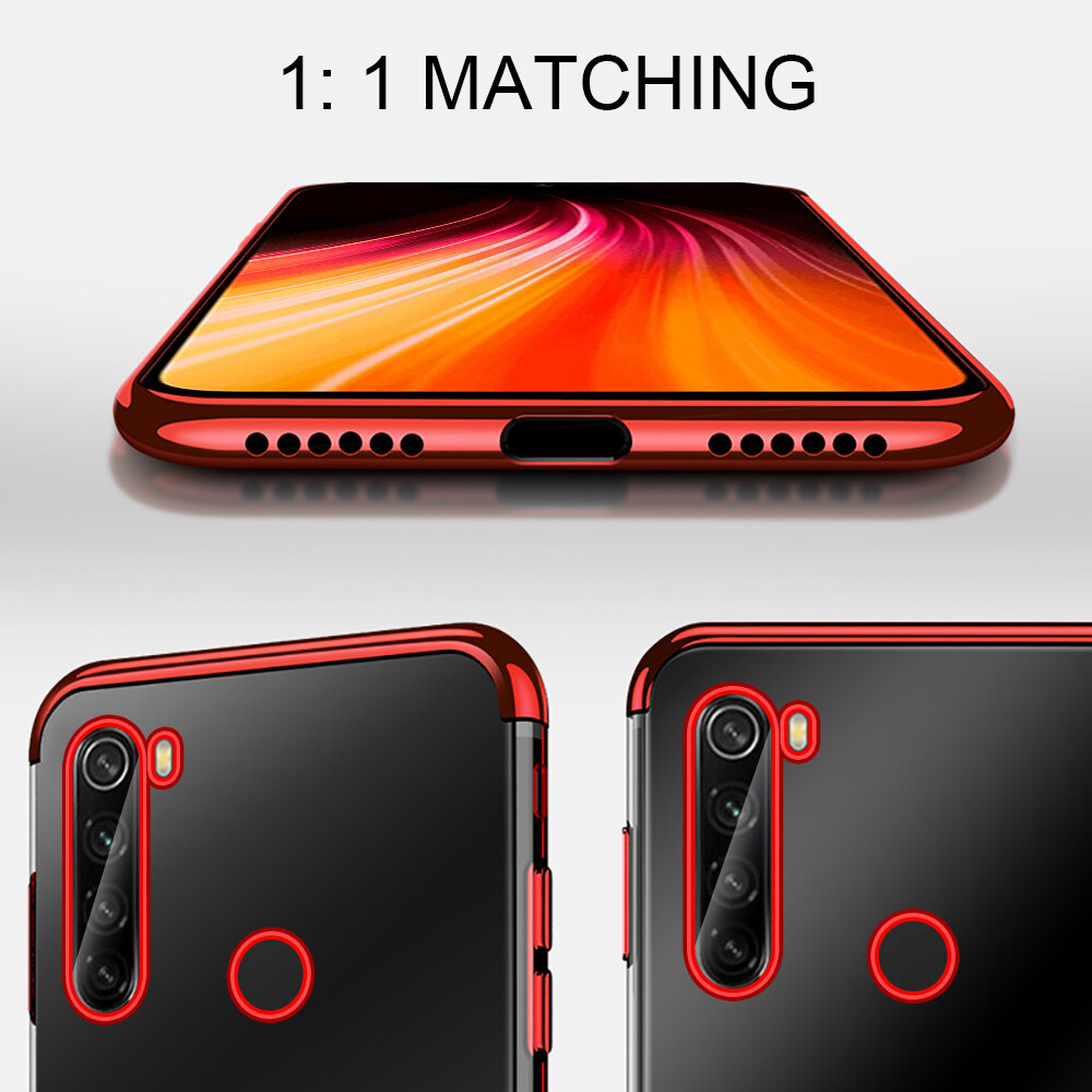 สำหรับ Realme 5 Pro RMX1971ทีพียูอ่อนและยืดหยุ่นเคสเยลลี่คริสตัลใสกลับ ...