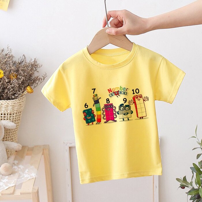 Numberblocks Kids Boys Girls T-shirt Kids Clothes Number Blocks ...