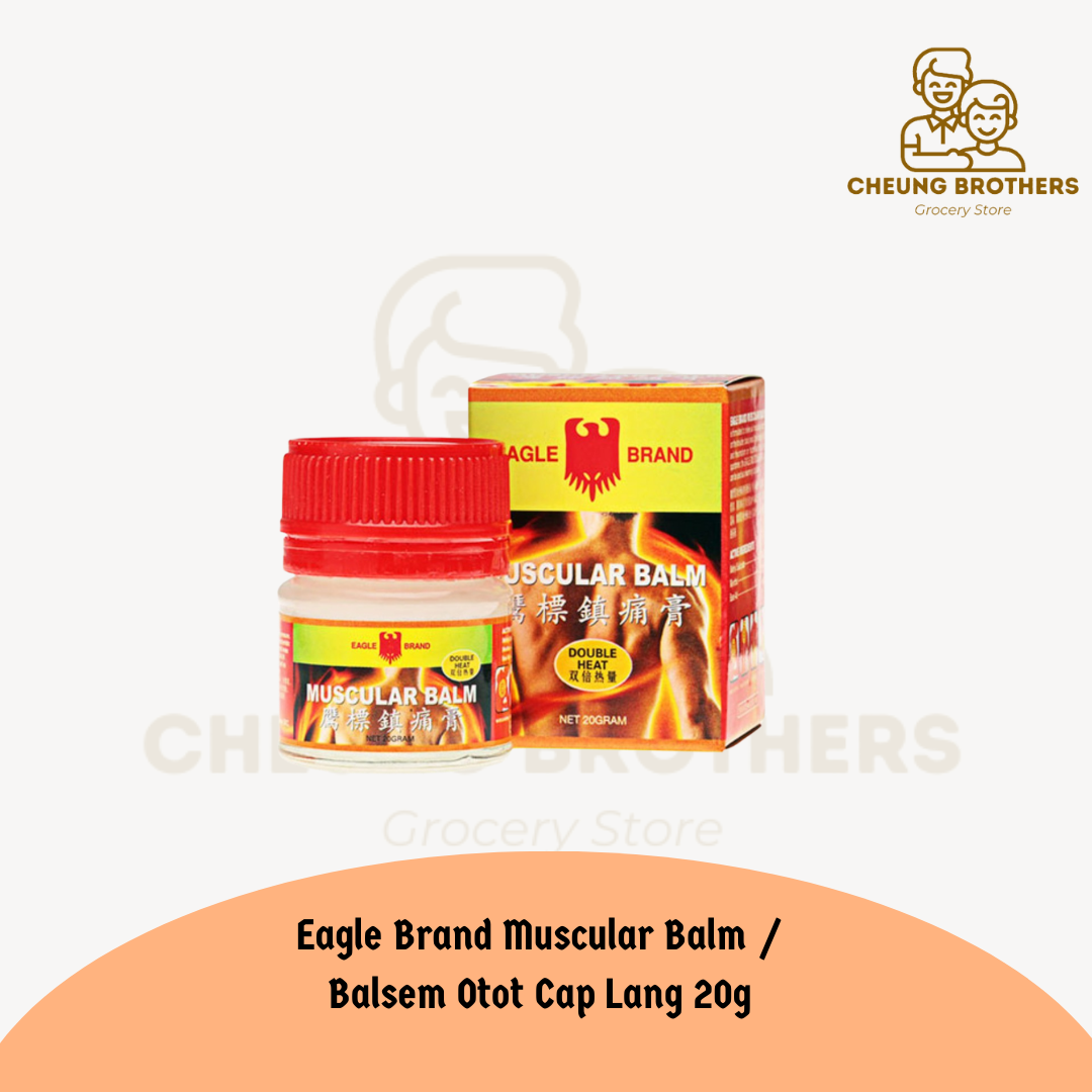 Eagle Brand Muscular Balm / Balsem Otot Cap Lang 20g | Lazada