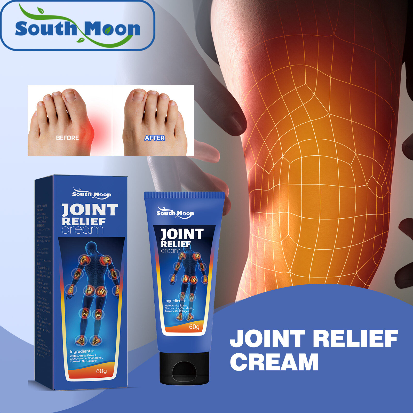 South Moon Joint Relief Cream Cervical Joint Care Cream Reduce Pain And ...