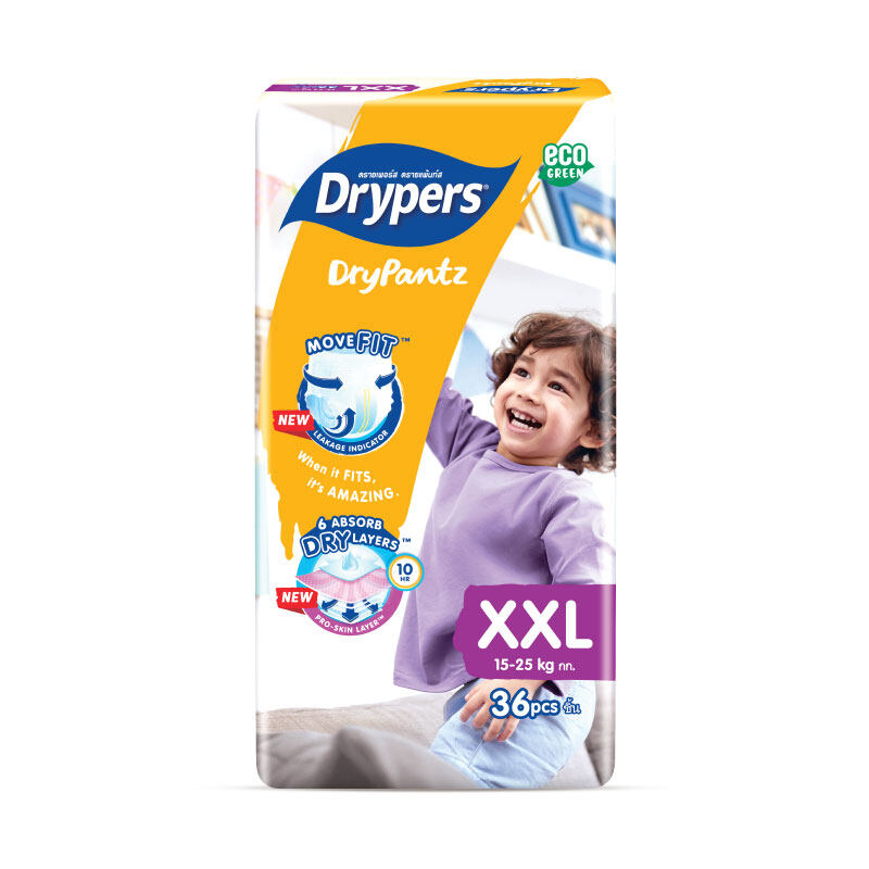 [𝗘𝘅𝘁𝗿𝗮 𝗙𝗿𝗲𝗲 𝗚𝗶𝗳𝘁] Drypers Drypantz Pant Diapers Mega Pack M58, L48 ...