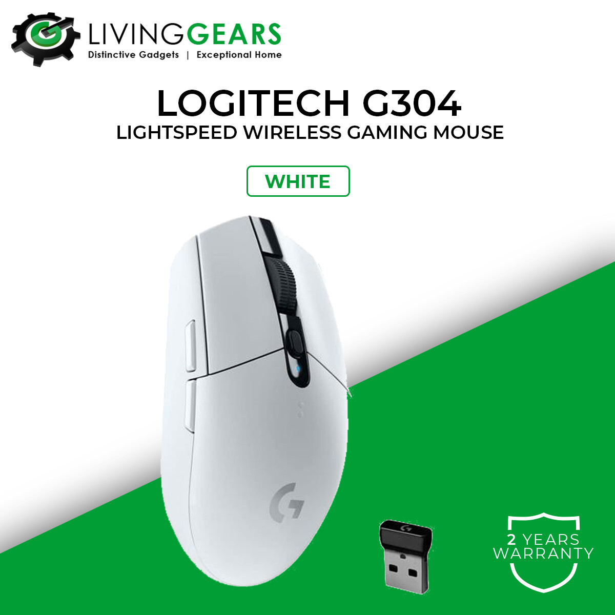 Logitech Wireless Gaming Mouse G304 with Lightspeed Wireless, 12k Hero ...