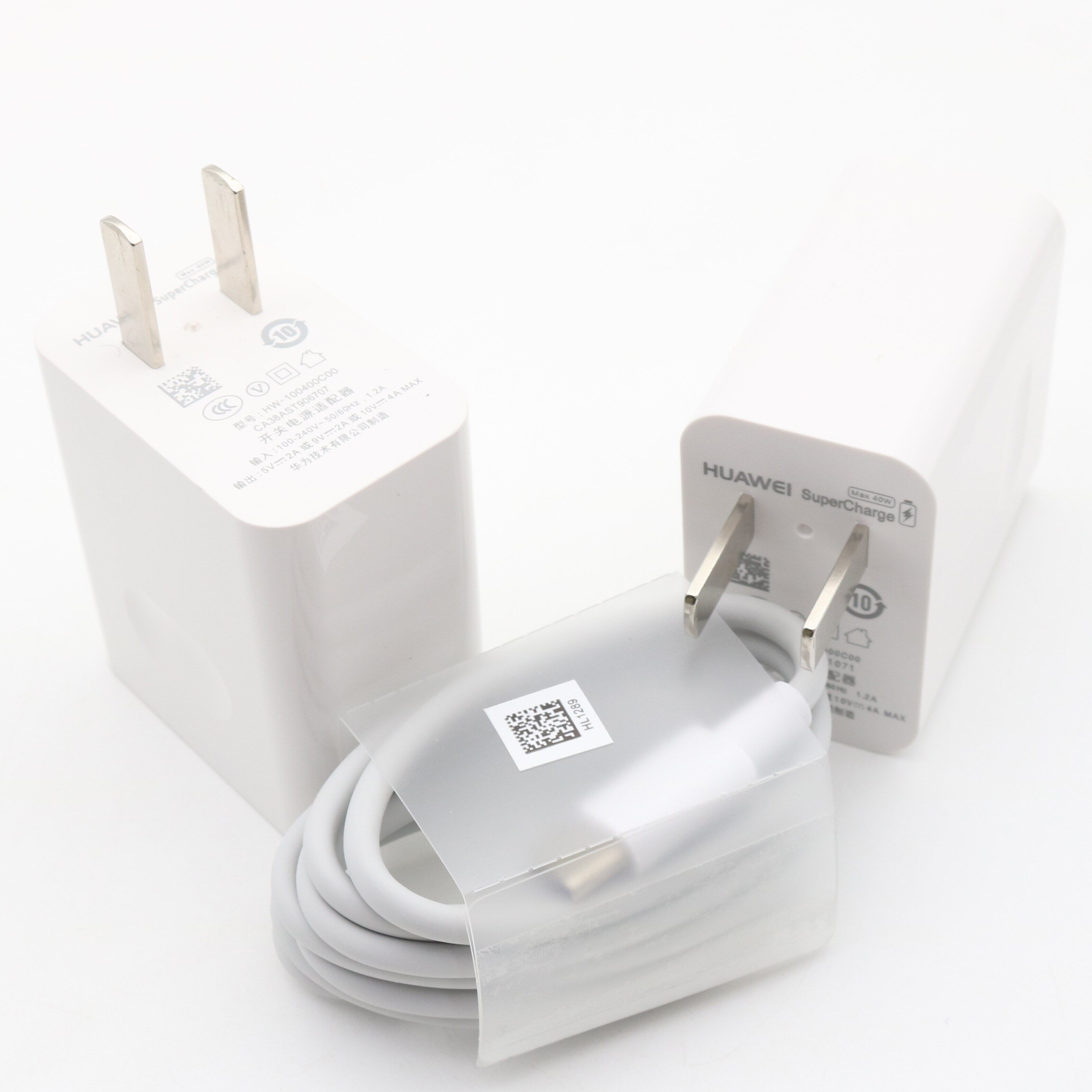 HUAWEI Original สายชาร์จเร็ว10V/4A 5A,สายชาร์จเร็ว40W Type-C P30 Pro Mate 20 Pro X RS Mate10 P20 ...