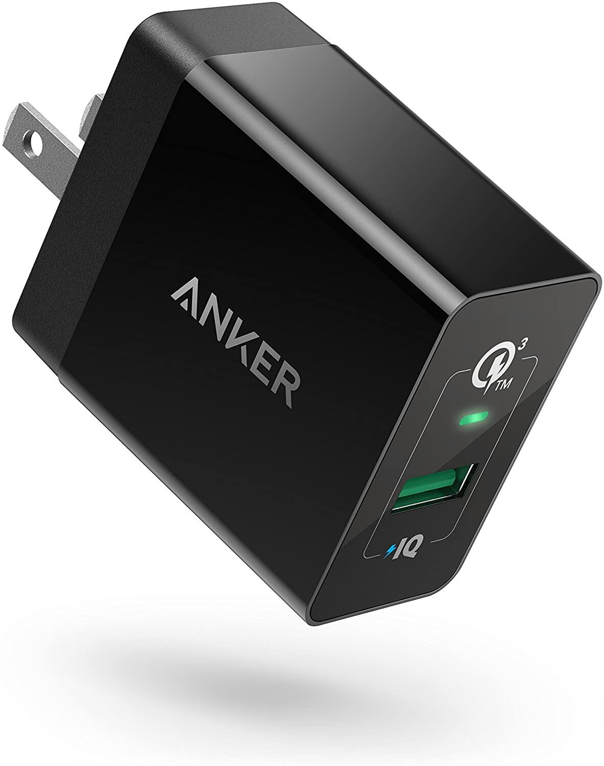 Anker Quick Charge 3.0 18W 3Amp USB เครื่องชาร์จติดผนัง (Quick Charge 2 ...