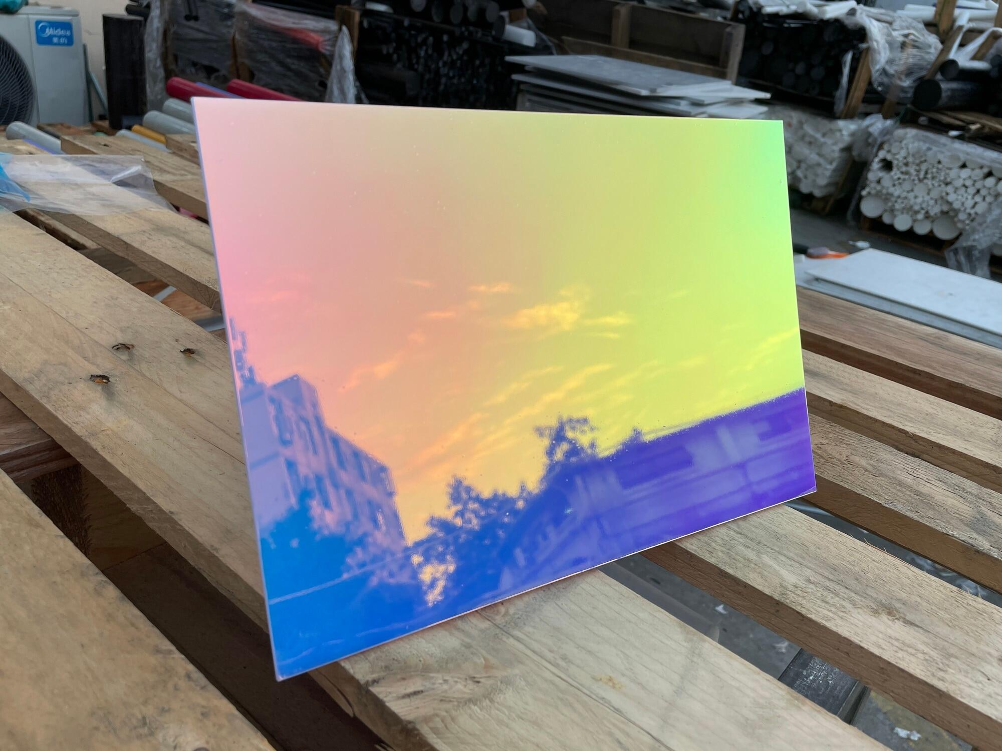 3Mm Opaque Laser Radiant Plexiglass Rainbow Board Acrylic PMMA ...