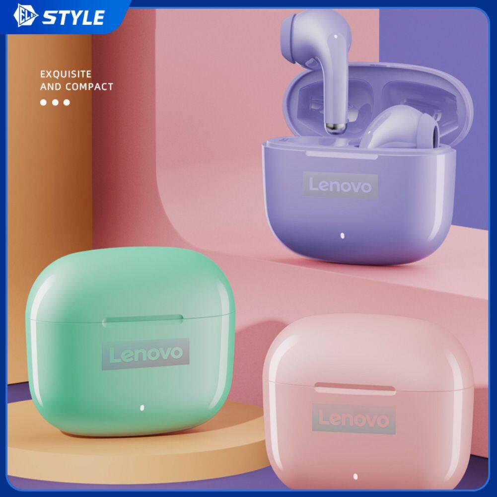 【สไตล์ El 】2022 LENOVO Color Thinkplus LP40 Pro ชุดหูฟังบลูทูธไร้สาย ...
