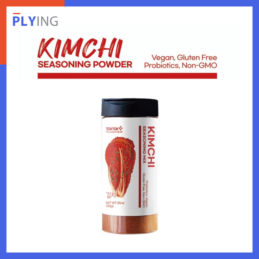 TokTok Kimchi Seasoning Powder (100g) Vegan, Gluten Free, Probiotics ...