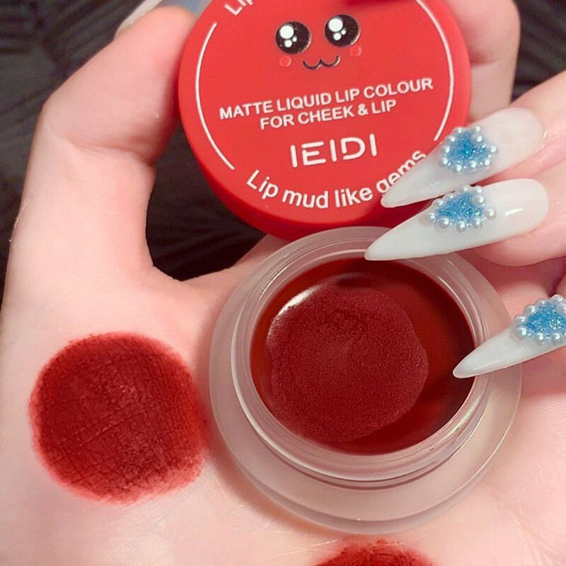 IEIDI กระป๋องลิปโคลน3สีพื้นผิวเรียบมีลิปสติก Rich สีริมฝีปากกลอสสวย ...