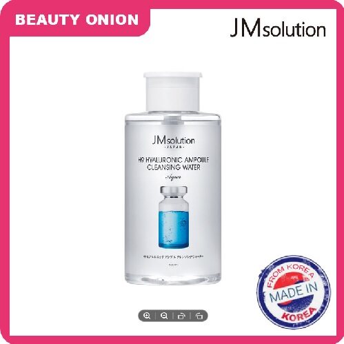 JM solution H9 Hyaluronic Ampoule Cleansing Water 500ml | Lazada