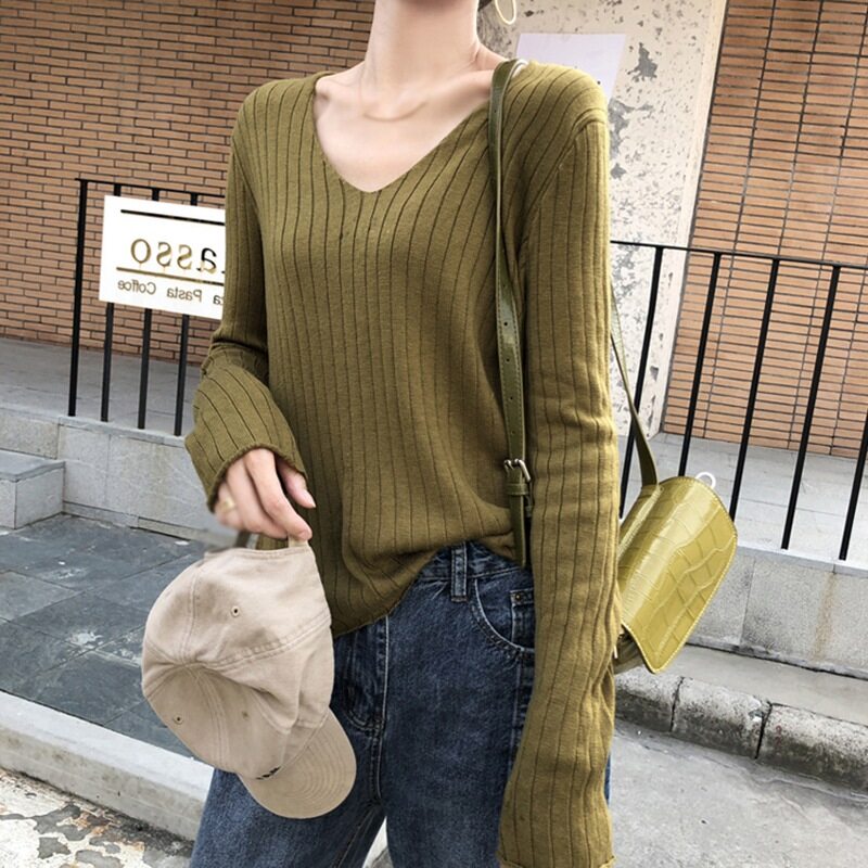 Lazy Style Long Sleeved Autumn Clothes Womens Outer Wear Loose