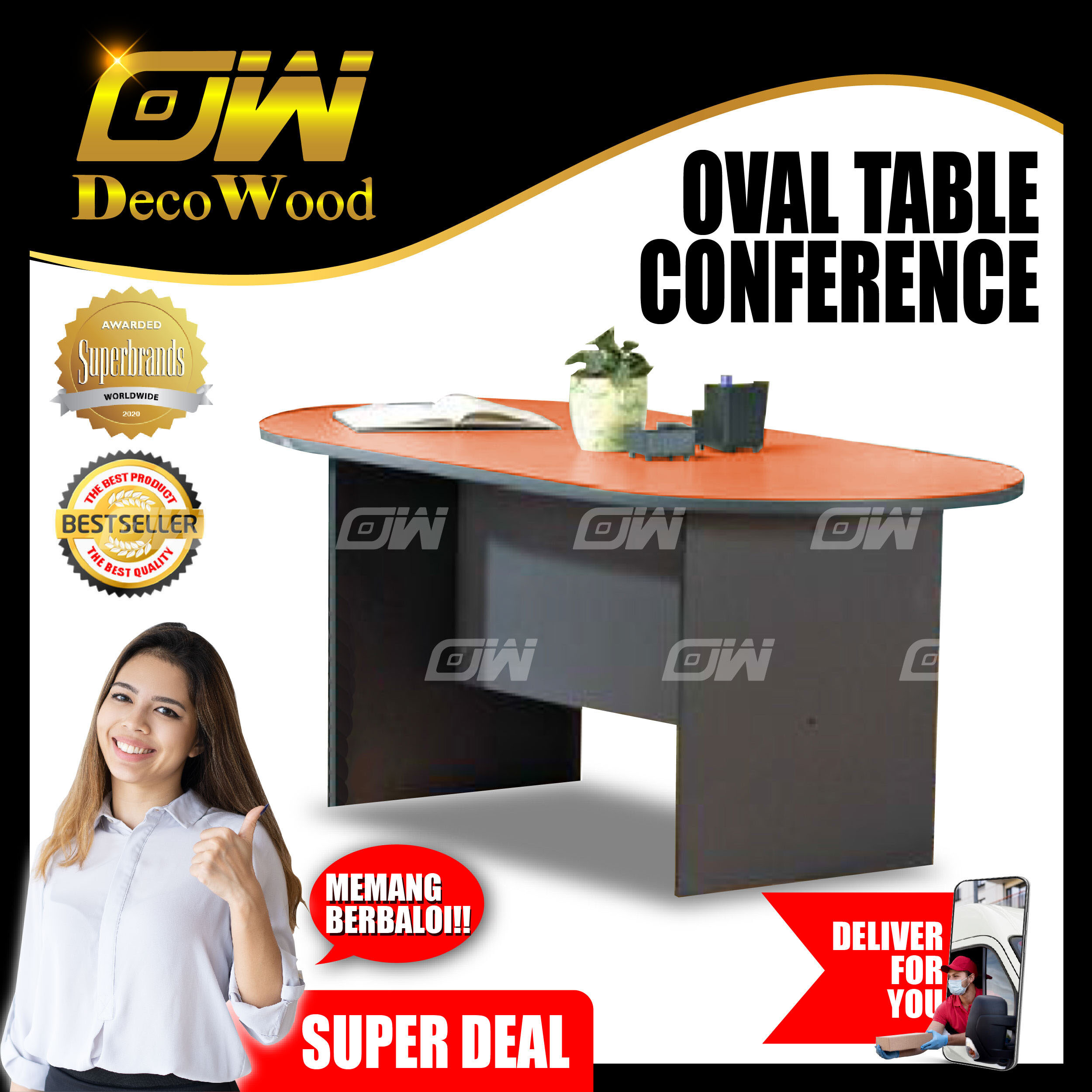 Oval Conference Table / Executive Table / Standard Table / Office Table ...