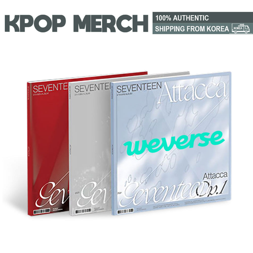 [WEVERSE] SEVENTEEN - 9th mini Album [Attacca] + No Poster - KPOP Merch ...