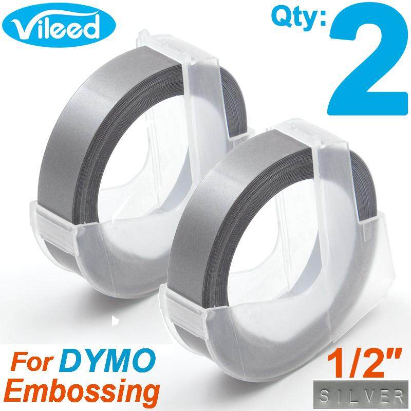 Vileed เติมฉลากลายนูน1/2ขนาด12มม./3D '',สำหรับ DYMO OFFICE MATE 1540 1540-00 154000เครื่องติด ...