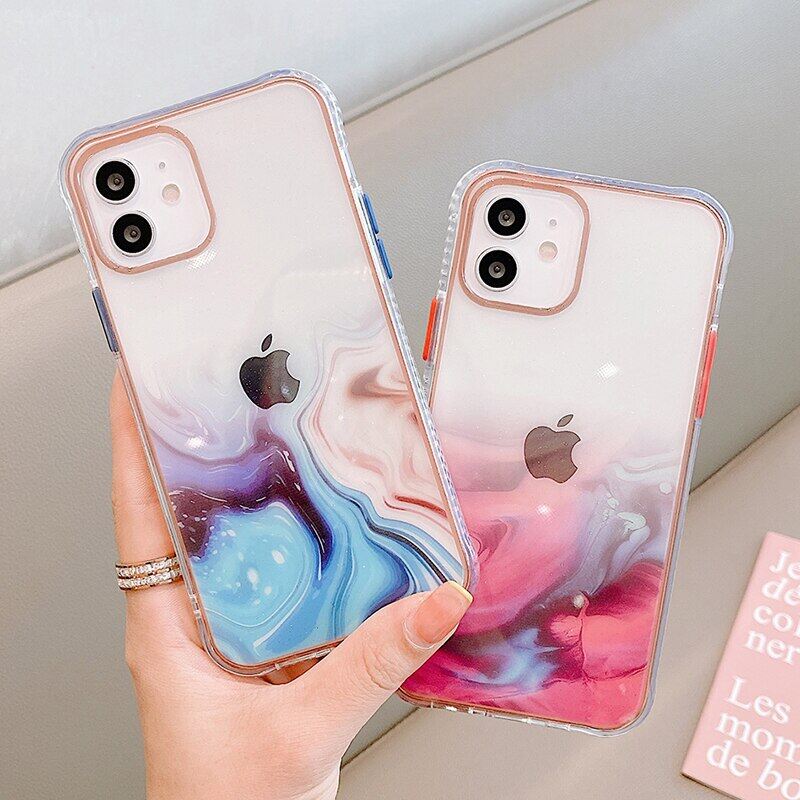 HOCE Luxury Marble Soft Phone Cases For iPhone 12 Pro Max iPhone 11 Pro ...