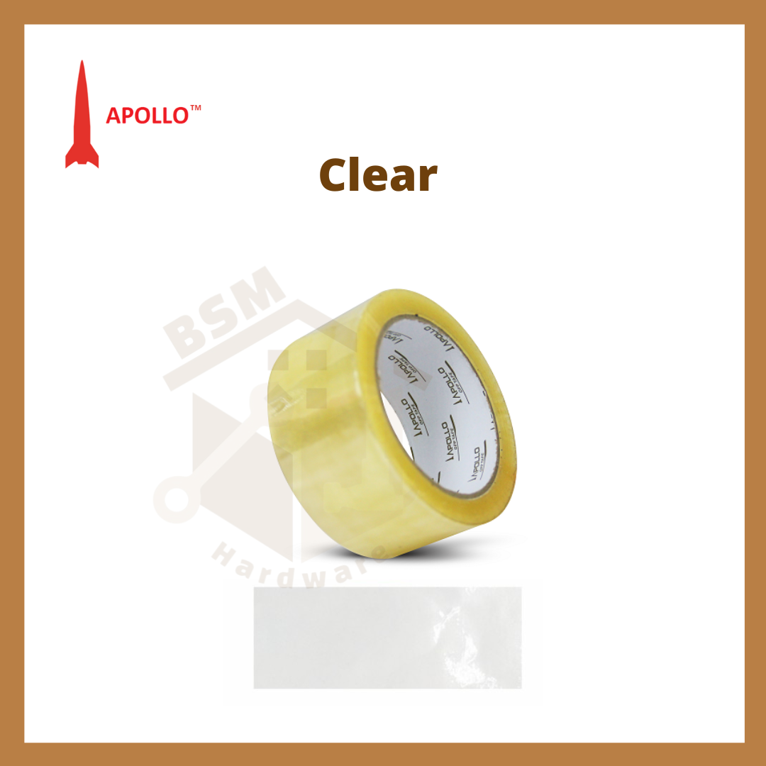 BSM Apollo OPP Tape 48mm Clear Transparent Tape Brown Tape Cellophane ...