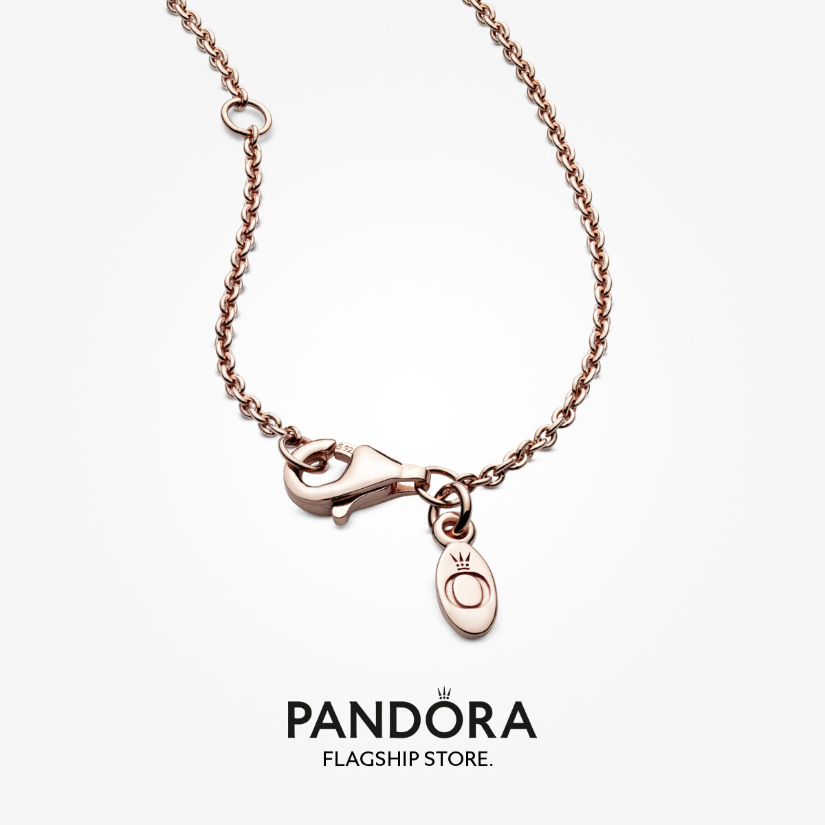 Pandora 14k Rose Gold Plated Classic Cable Chain Necklace 90cm Genuine Pandora Jewelry Lazada Lazada