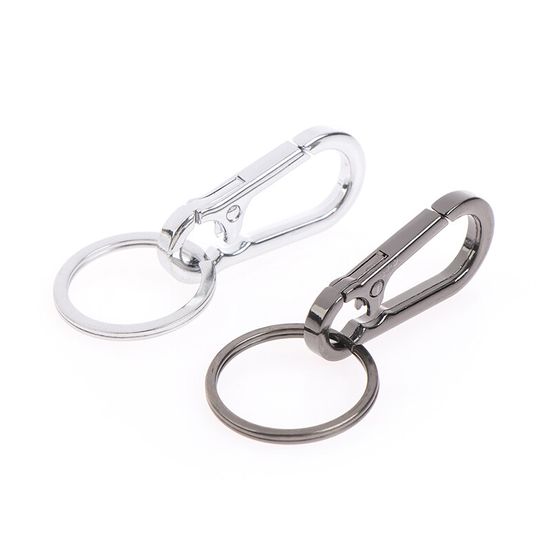 Guoda Car Keychain Stainless Steel Simple Carabiner Keychain Climbing ...
