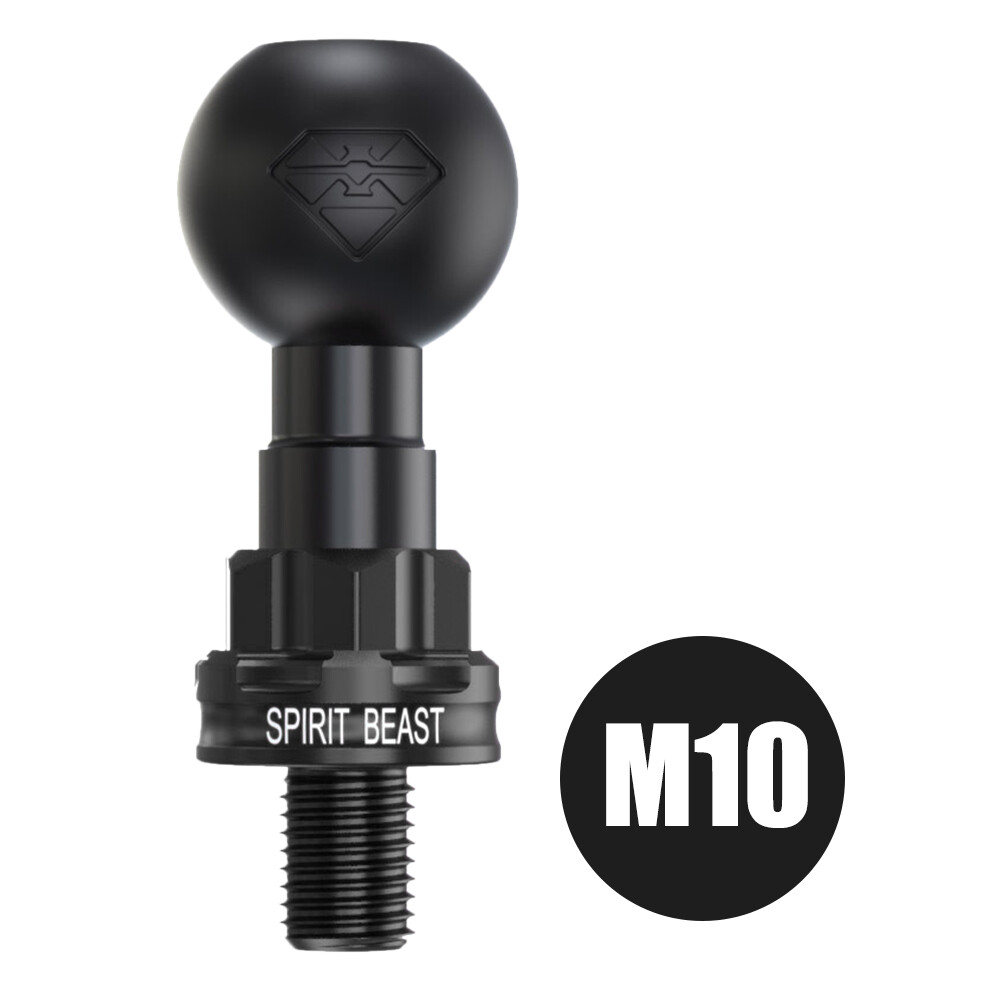 JPK【Ready Stock】1-Inch Ball Mount Base Aluminum Alloy M8/M10 Ball Head ...