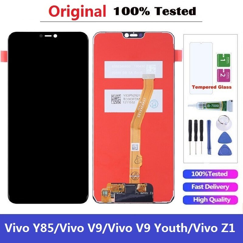 จอ LCD แท้100% สำหรับ Vivo V9 Y85,จอสัมผัส LCD หน้าจอดิจิตอลสำหรับ Y85 Y85A Vivo V9 Vivo V9 ...