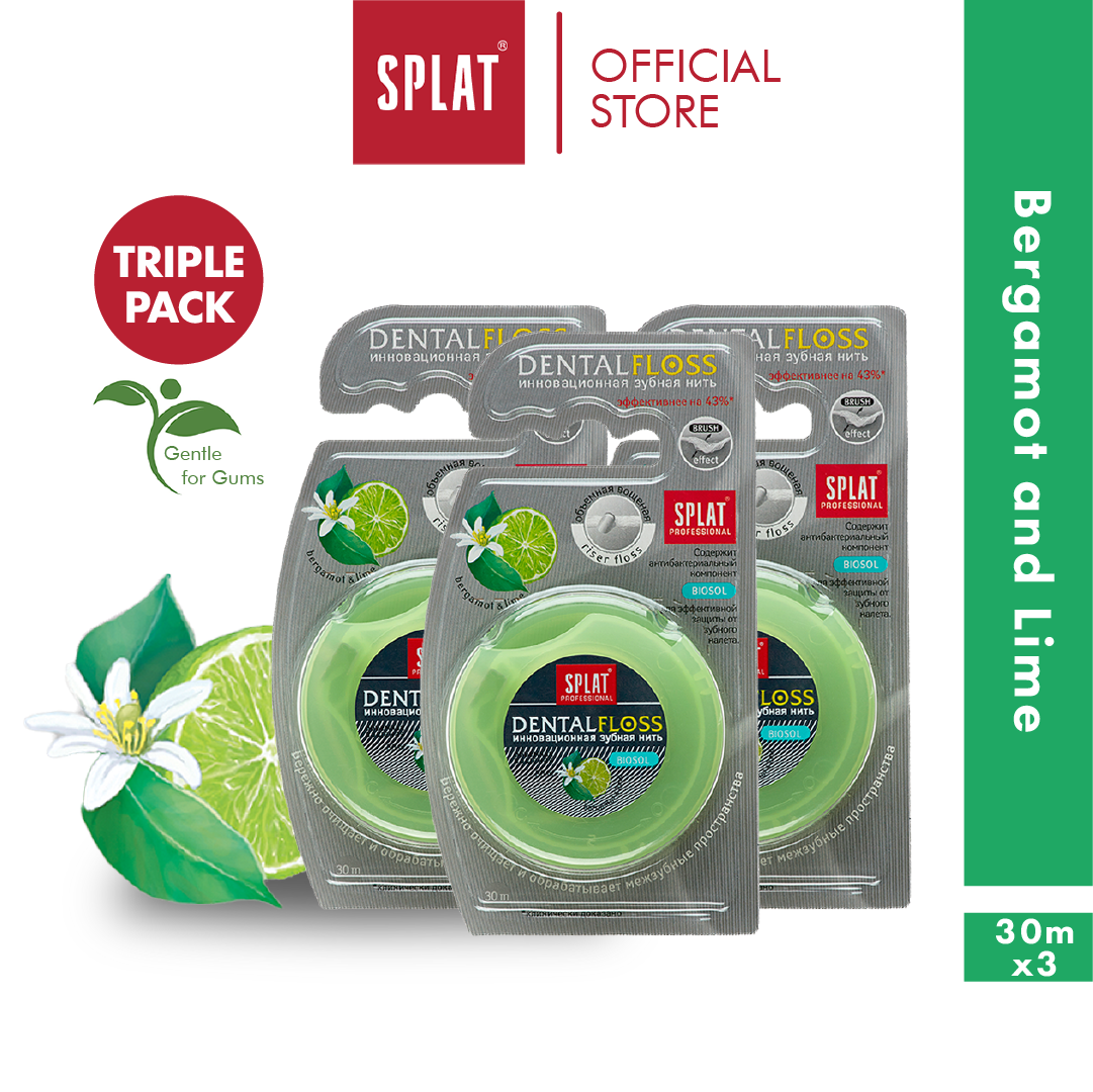 SPLAT Dental Floss - Bergamot and Lime [30m] | Lazada