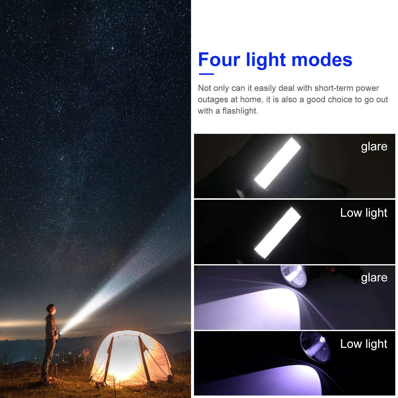 【NEW】Portable LED Outdoor Electric Search Lamp Handheld Spotlight ...