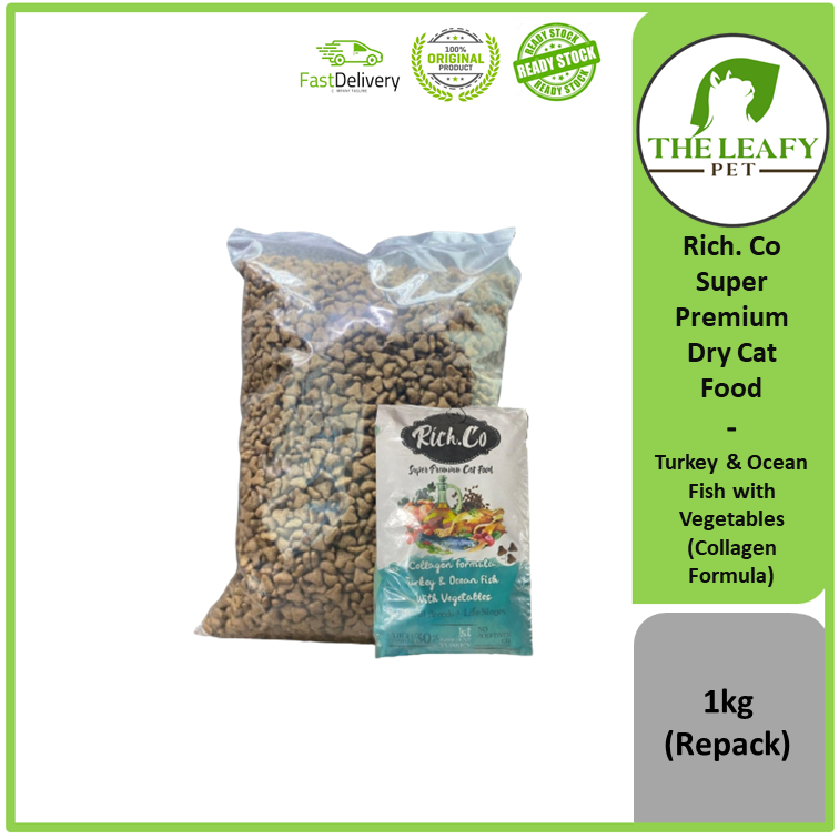 Rich. Co Super Premium Dry Cat Food - Turkey & Ocean Fish / Salmon ...
