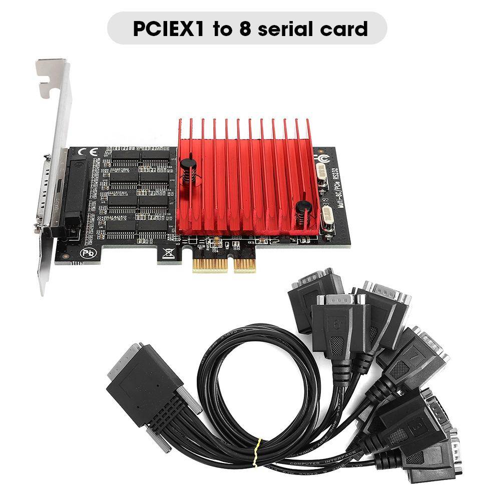【Best Seller Meiyiid】การ์ดเอ็กซ์แพนชั่นPCIE To 8-Port RS232 Serial High ...