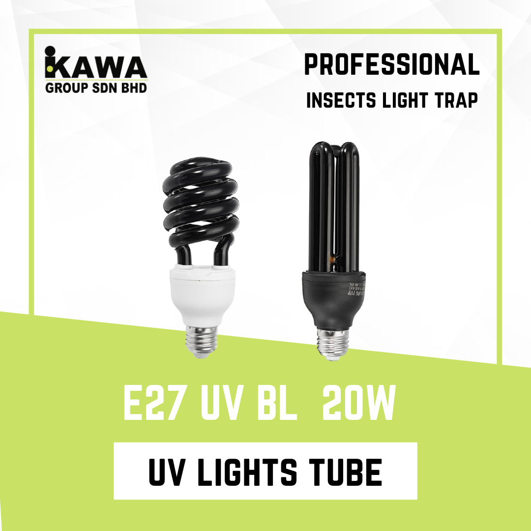 E27 UV Black Light Bulb 20W Straight Tube/ Spiral | Lazada