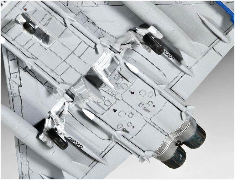Revell 04282ทหารประกอบรุ่น Eurofighter Typhoon Single Seat Scale 1/144 ...