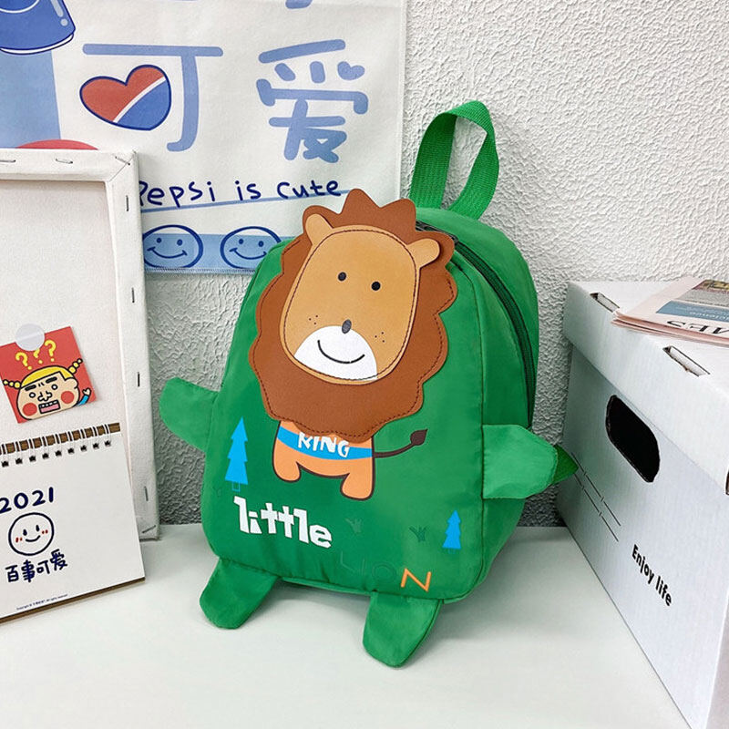LS กระเป๋านักเรียนอนุบาลใหม่ Cartoon Lion Backpack Baby Lightweight ...
