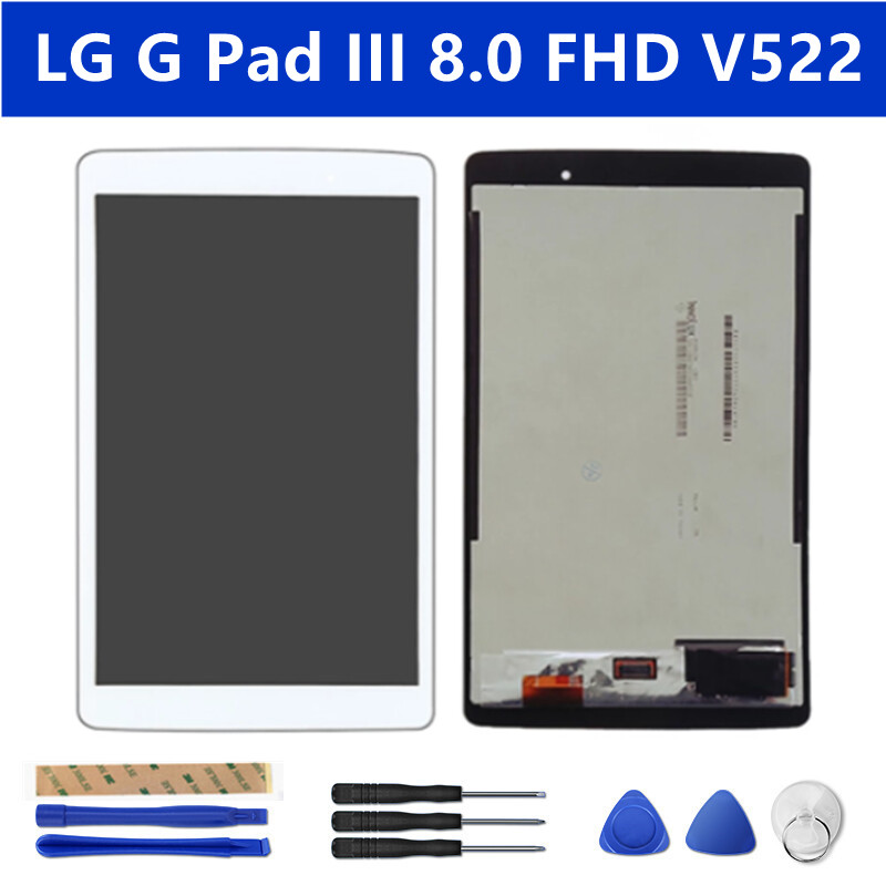 For LG G Pad III 8.0 FHD V522 LCD Display Touch Screen Digitizer 8.0 ...