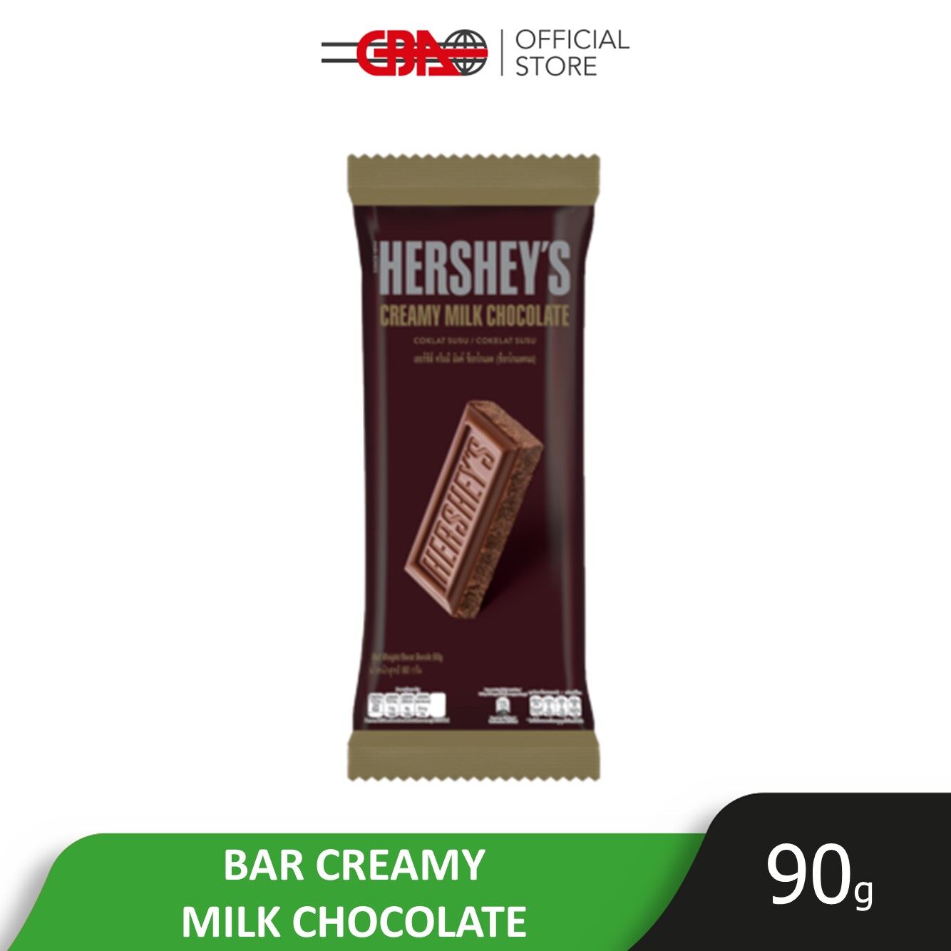 Hershey's Bar Creamy Milk Chocolate 90g | Lazada