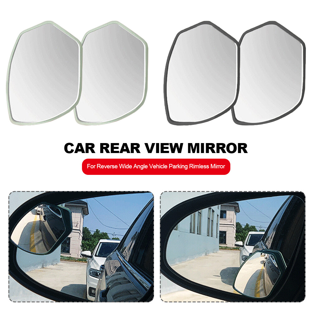Motorpark 2Pcs Car Rearview Convex Mirror 360 Degree HD Blind Spot ...