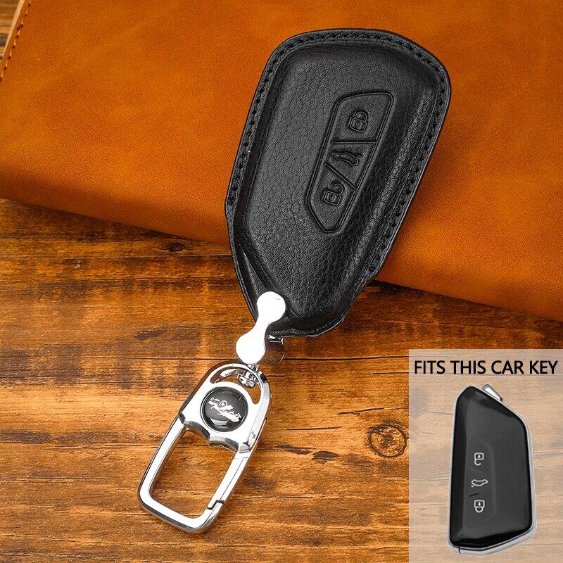 หนังสำหรับ VW Golf 8 Shell Key สำหรับ Skoda Octavia A8 MK4 Mk8 2020 ...