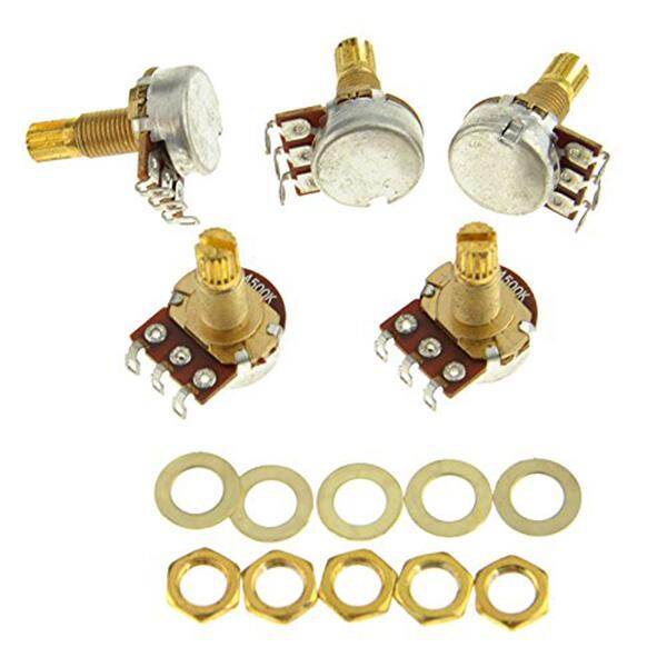 Guitar Potentiometer Audio Volume&Tone Pots Switch Control A500k Split ...
