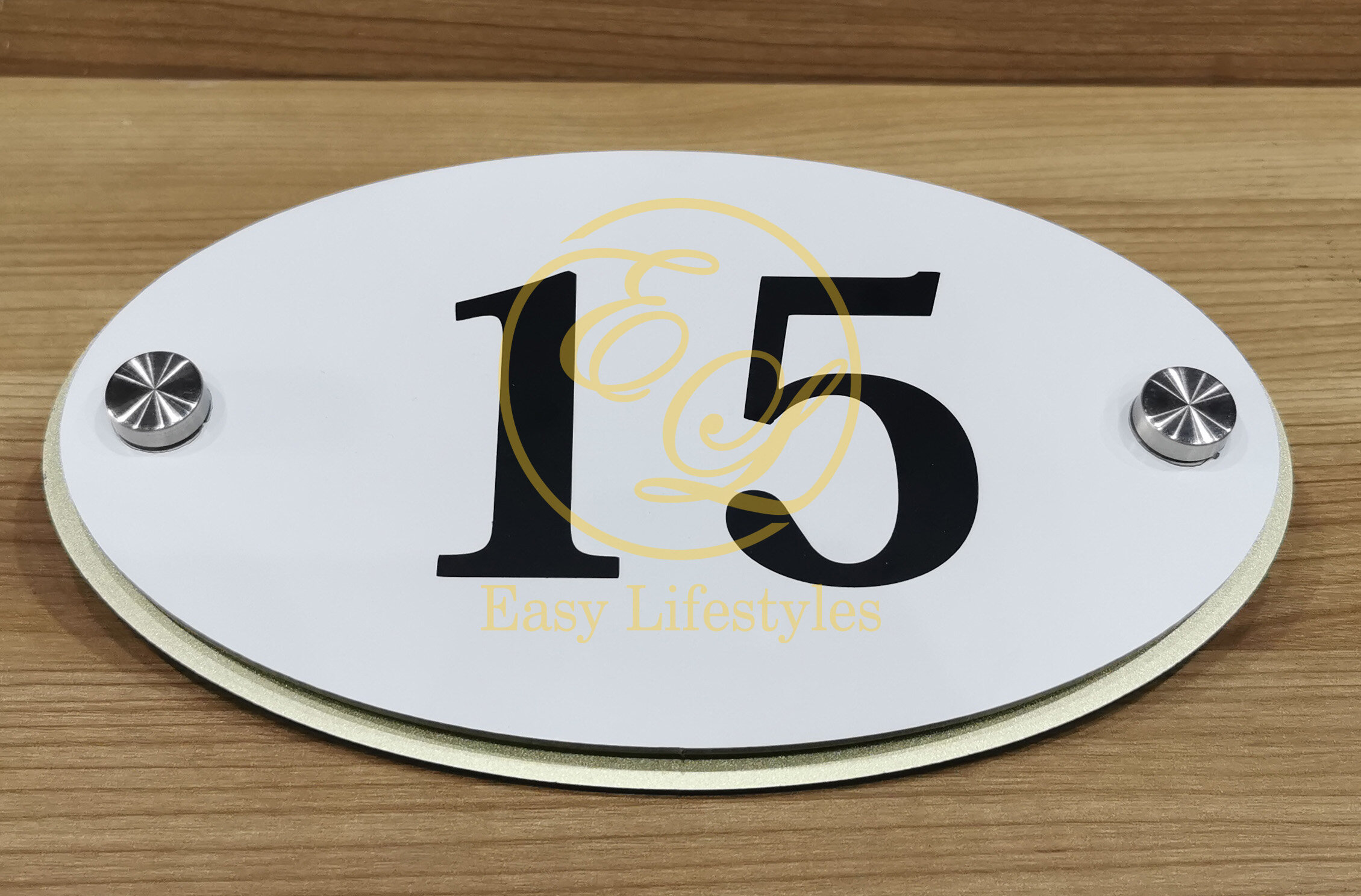 MODERN HOUSE NUMBER PLATE ALUMINIUM COMPOSITE (ACP) & STICKER, NOMBOR ...