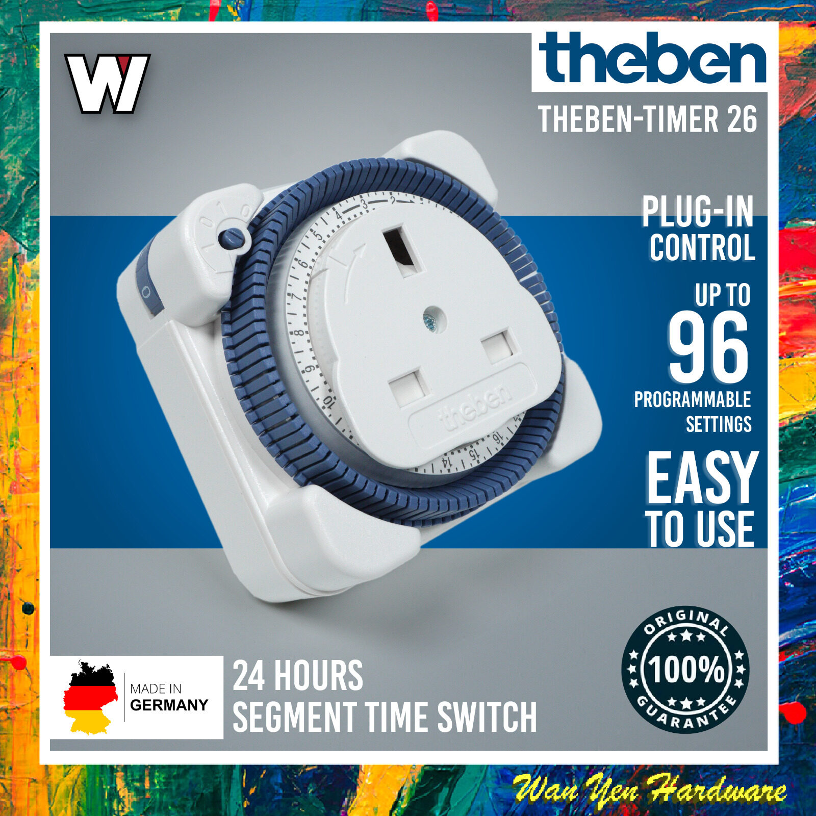 THEBEN 13A 24hrs PLUG in TIMER / THE BEN TIME SWITCH | Lazada