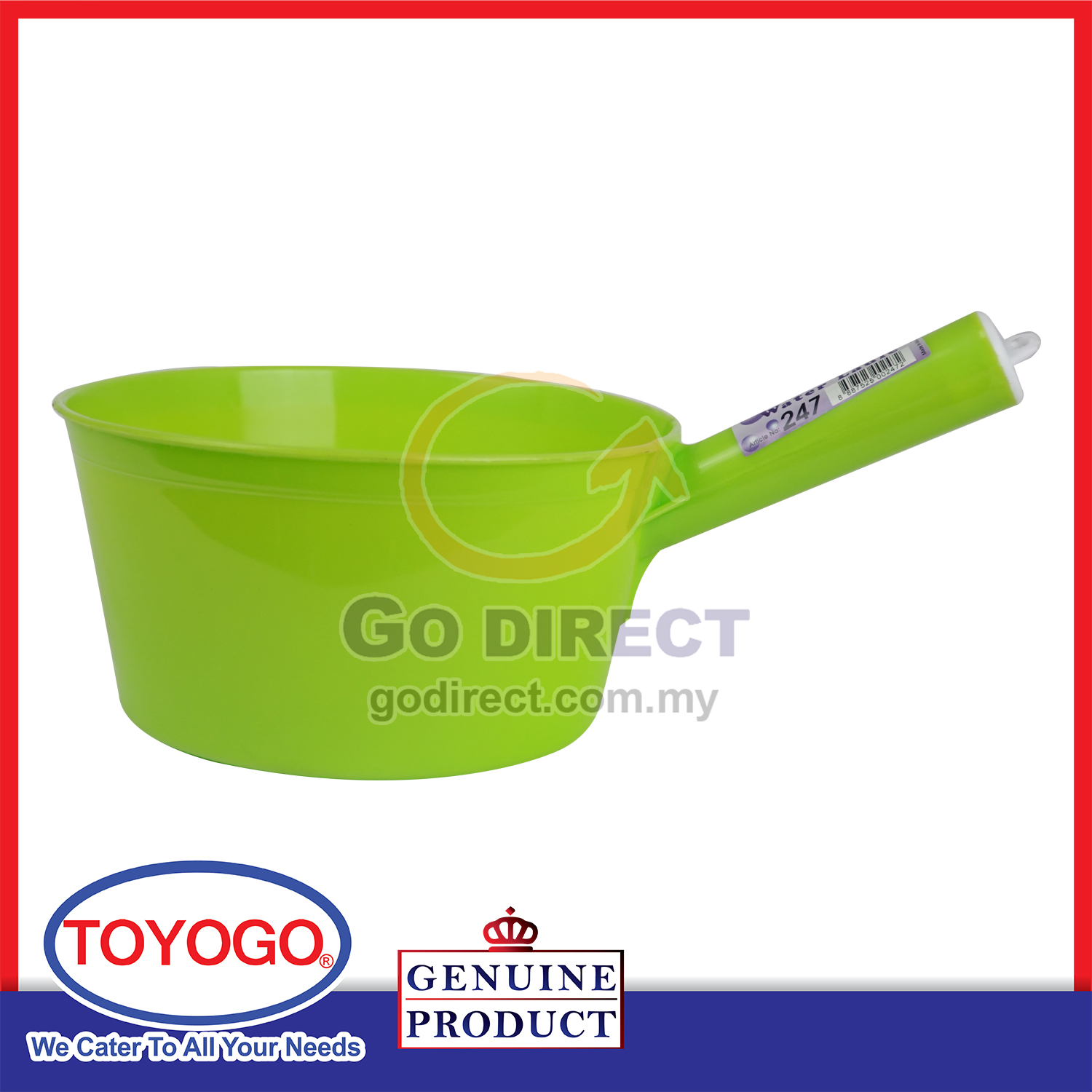 2 X TOYOGO Large Water Scoop Ladle Bathroom Accessories Plastic Water ...