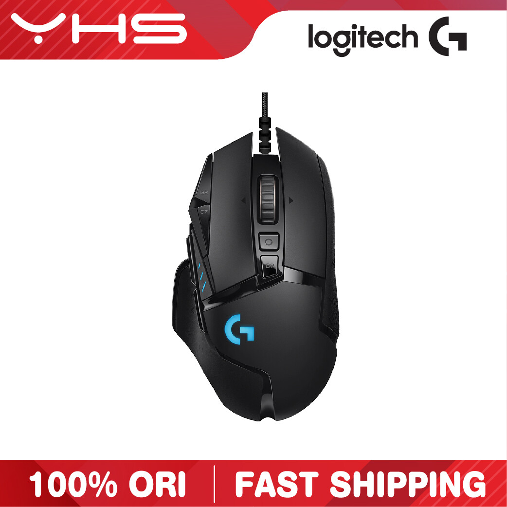 LOGITECH G502 HERO Wired Gaming Mouse with HERO 25K Sensor, 25,600 DPI ...