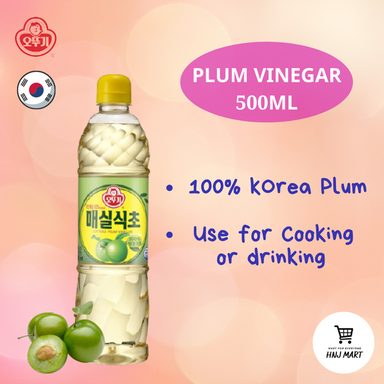 Korea Ottogi Vinegar 500ml Apple Vinegar | Plum Vinegar | Brown Rice ...
