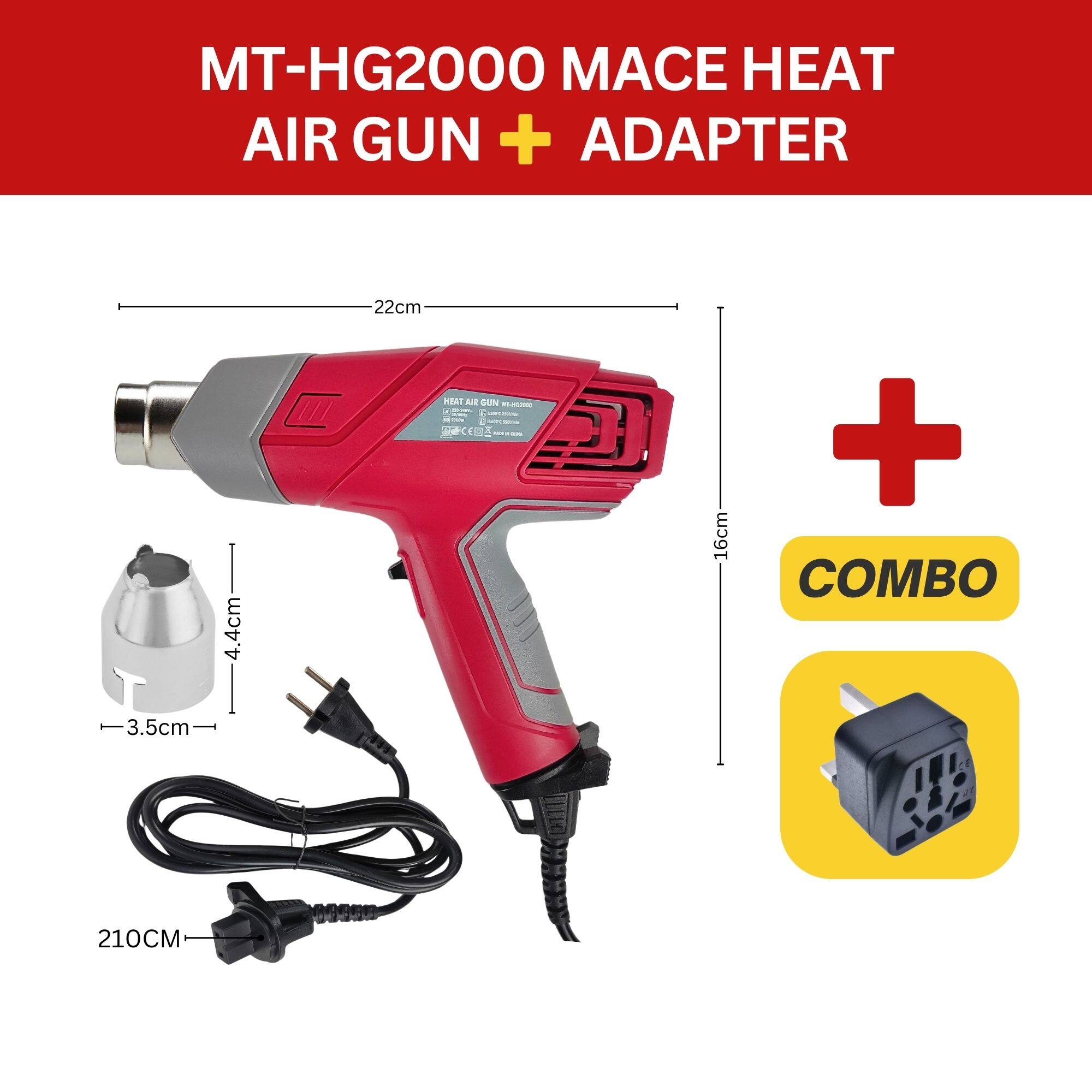 PRODIY MACE MT-HG2000 2000W Heat Gun Blower Hot Air Gun Heat Blower Hot ...