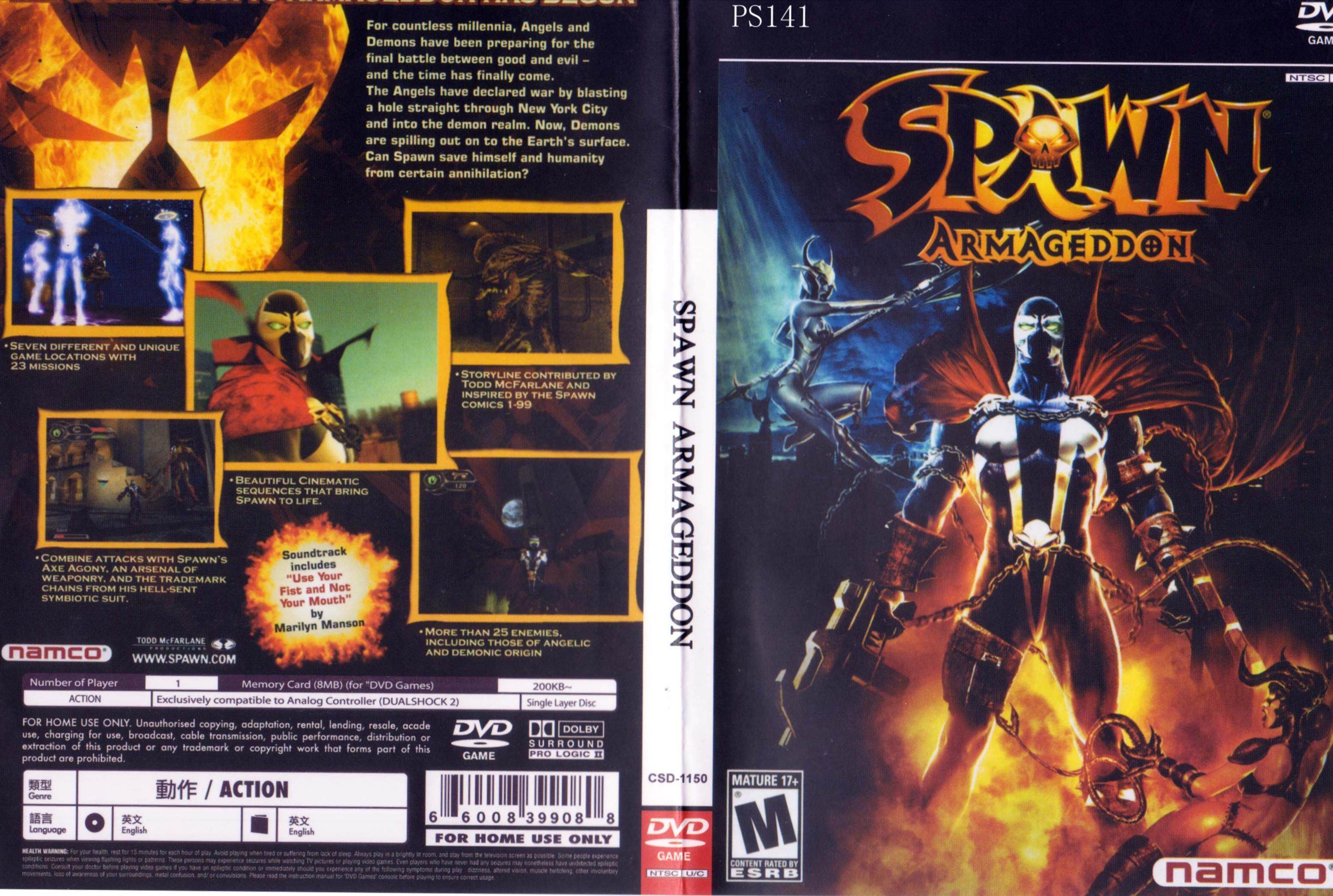 PS2 GAME SPAWN ARMAGEDDON | Lazada