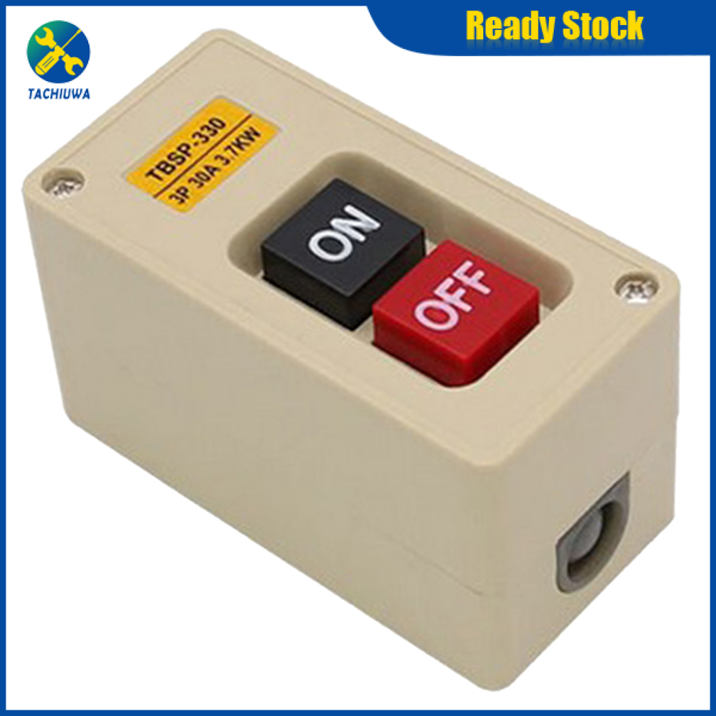 tachiuwa TBSP-330 3 Phase 3.7Kw 30A Power Push Button Switch Station ON ...