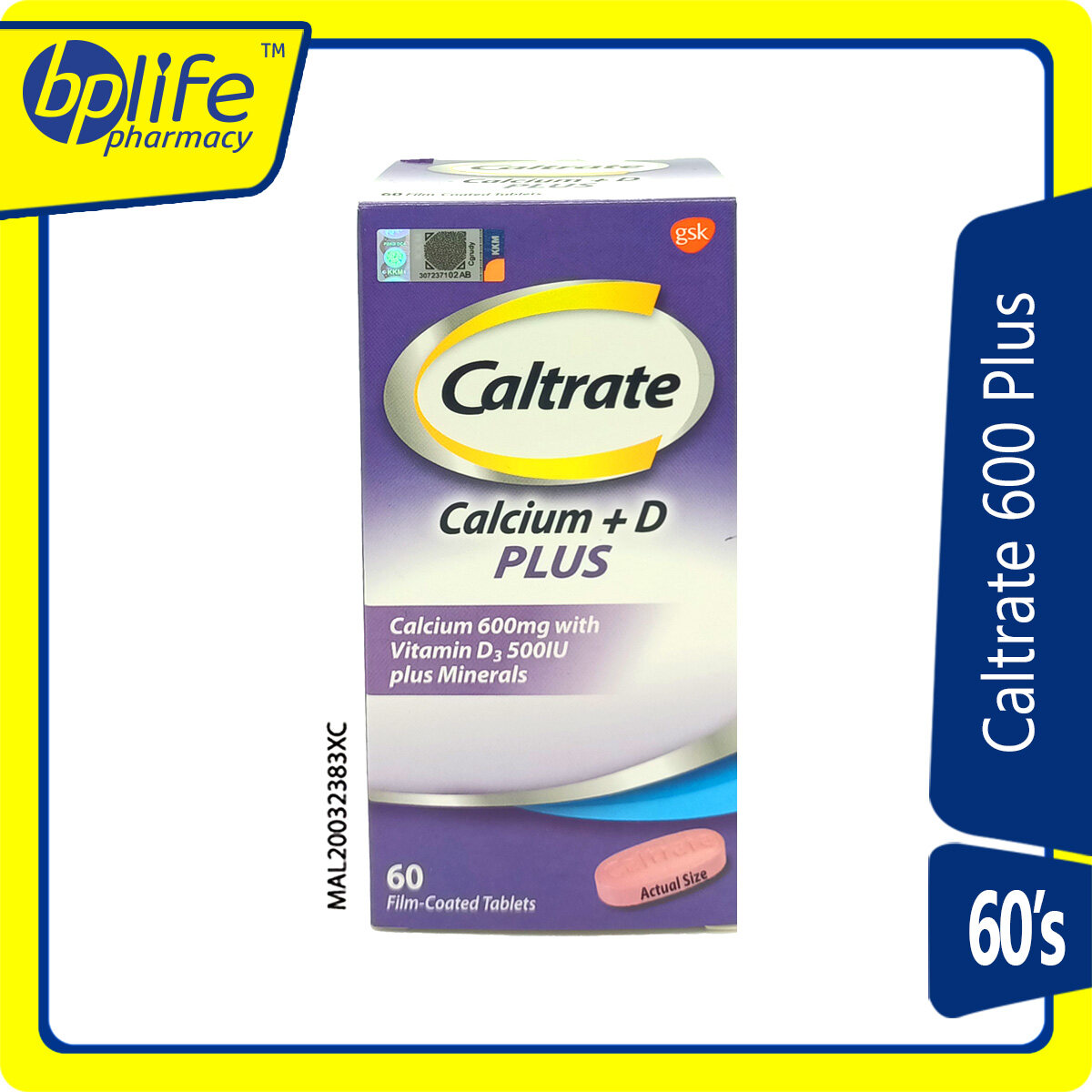 Caltrate 600 Plus 60 tablets | Lazada